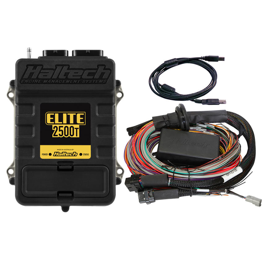 Haltech Elite 2500T ECU + Premium Universal Wire-in Harness Kit Length